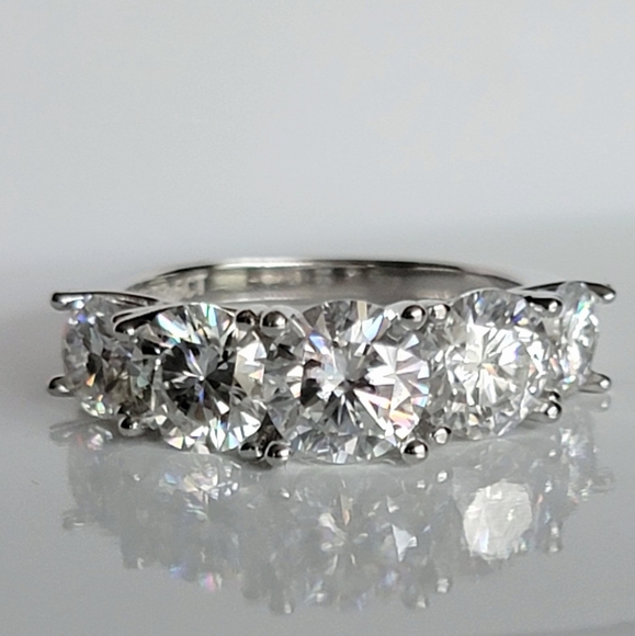 Stampd | Jewelry | 36ct Authentic Moissanite Diamond Ring | Poshmark